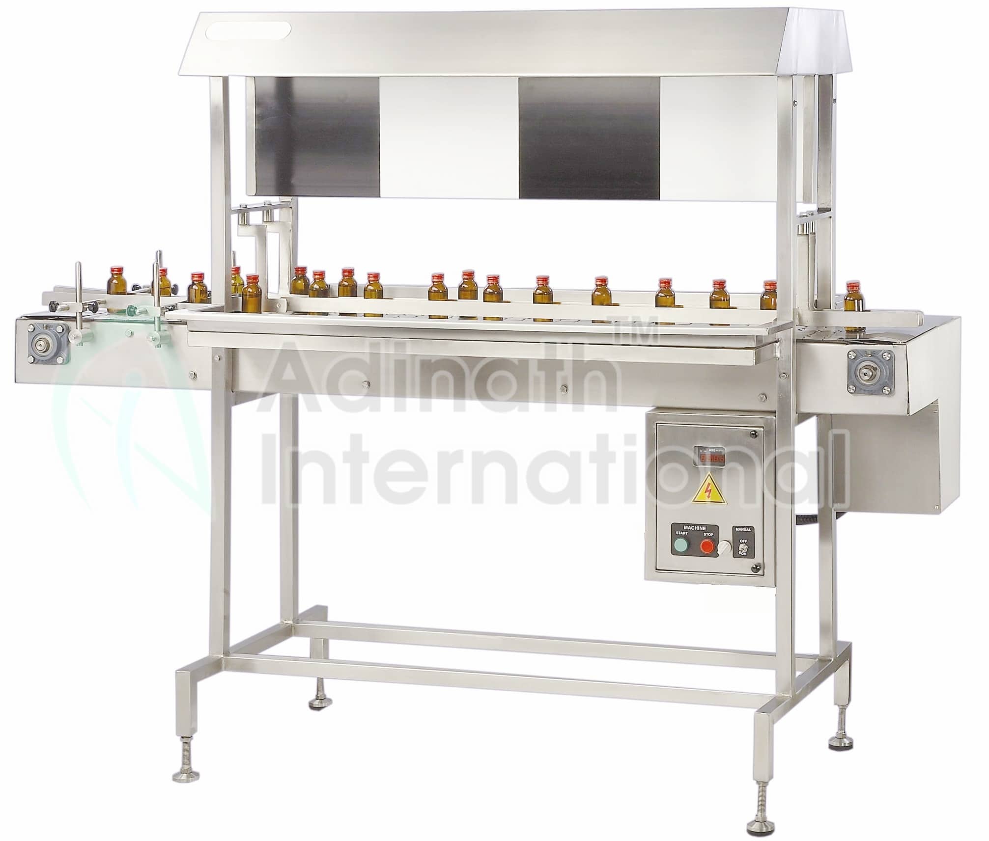 Online Visual Bottle Vial Inspection Table